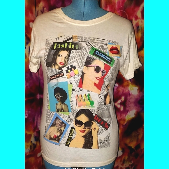 Tops | Fashion Magazine Tshirt | Poshmark